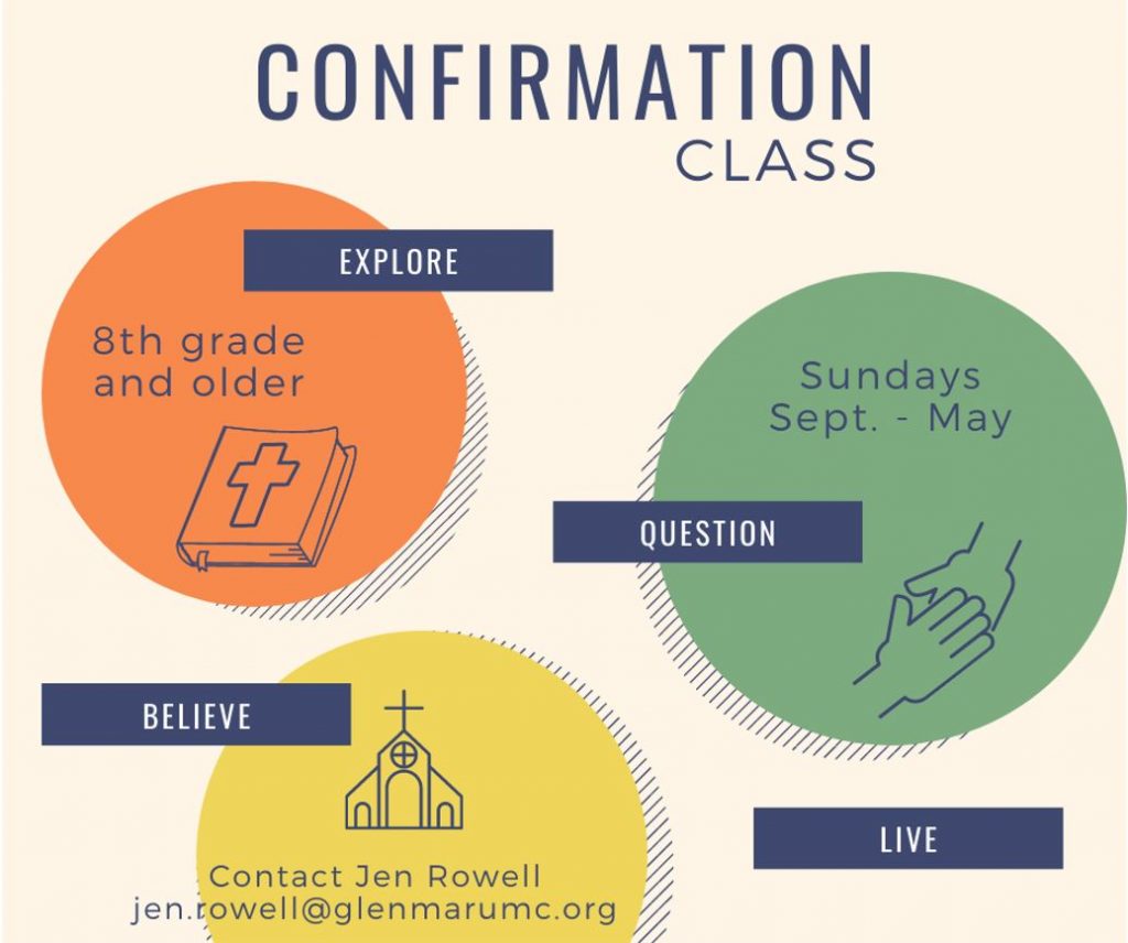 Confirmation Class Information Meeting – Glen Mar Church