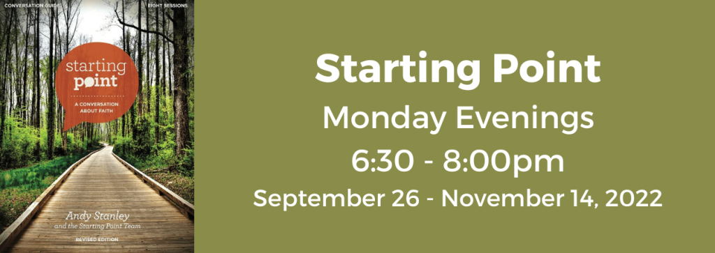 Starting Point – Eight Week Video Series – Glen Mar Church